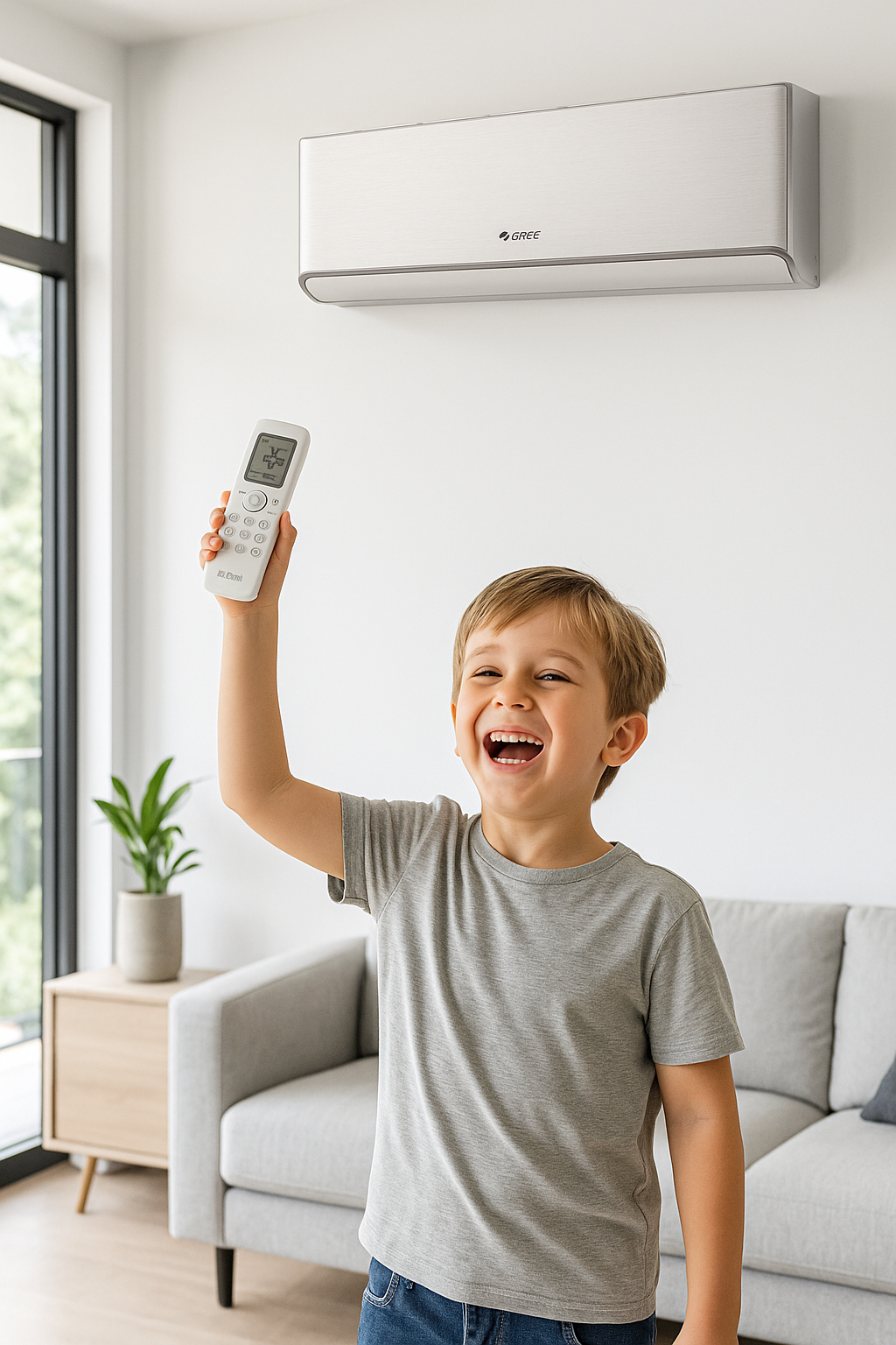 GREE AIRY Multi Wandgerät 2,7 kW R32 inkl. IR-Fernbedienung und WIFI ...